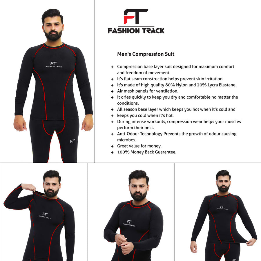 Men’s Thermal Suit - Soft, Breathable, Quick-Dry Compression Set for ...