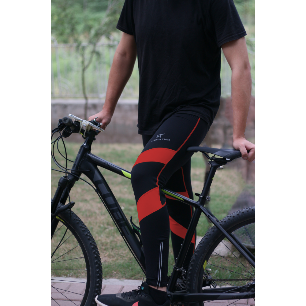 Men’s Padded Cycling Trousers - Thermal, Breathable, Reflective, Shock ...
